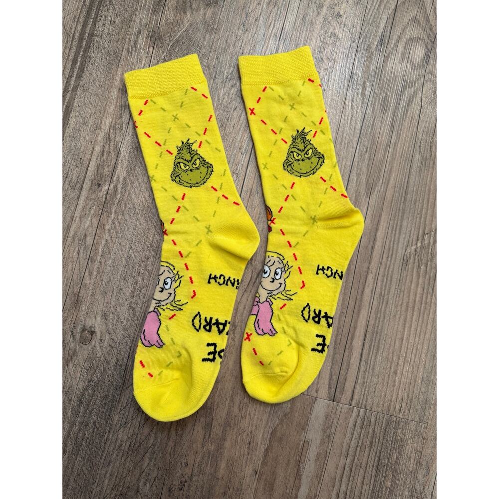 McDonald’s Grinch Meal Socks 2025 Adult NEW Opened Ye… - Gem